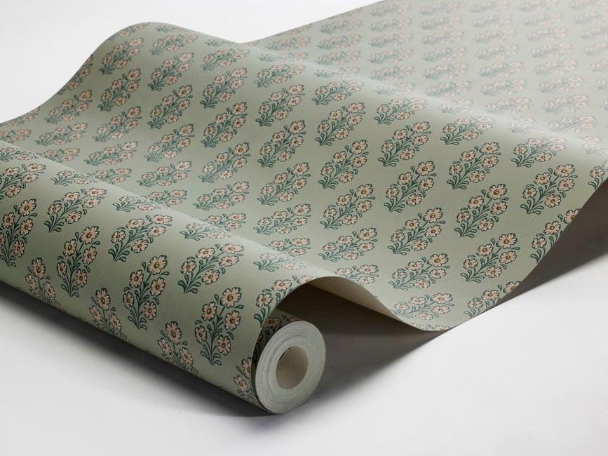 Sibylla, 8168, Green wallpaper - Boråstapeter