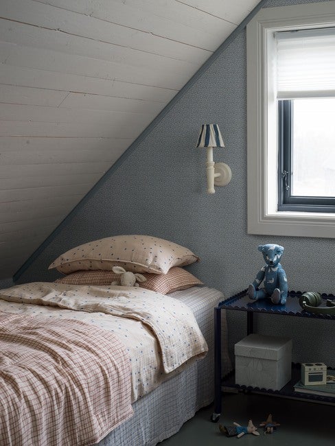 Ida, 8180, Blue wallpaper - Boråstapeter