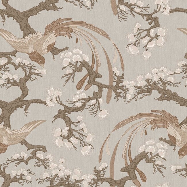 Fenix, 8163, Grey wallpaper - Boråstapeter