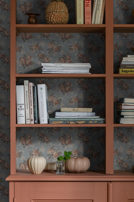 Helena, 8189, Blue wallpaper - Boråstapeter