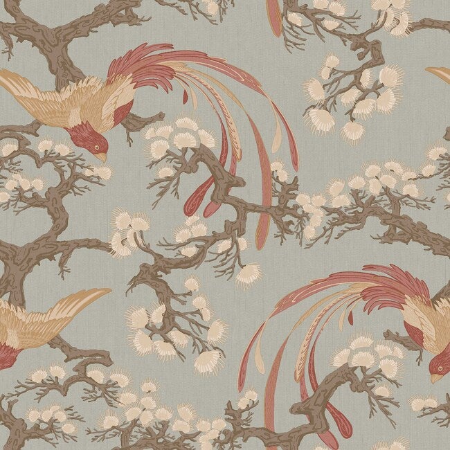 Fenix, 8160, Blue wallpaper - Boråstapeter