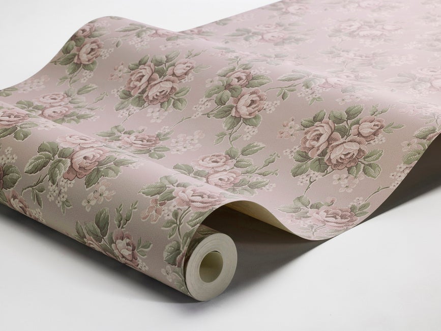 Helena, 8190, Pink wallpaper - Boråstapeter